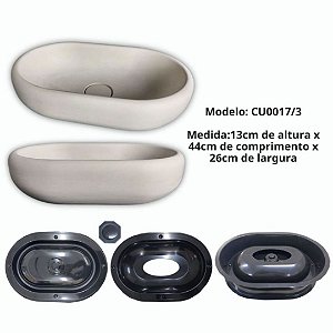 Formas para Cubas Banheiro - Decorativas Formas para Gesso 3D