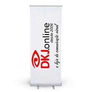 Roll-up porta banner em alumínio