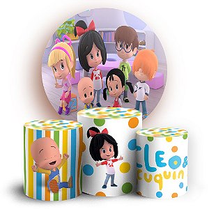 Painel Redondo - Cleo e Cuquin - Sublimado 3D - Sublistamps Sublimação