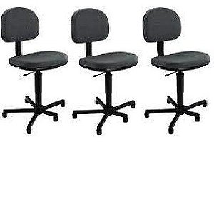 Kit Pistão A Gás + 5 Rodízios Para Cadeiras - ENZOFLEX