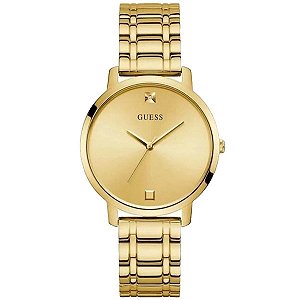 Relógio Guess Dourado Feminino W1117l2 | Retran Joias - Retran Joias ...
