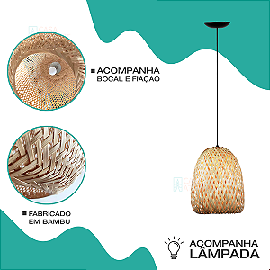 Lustres de Bambu - Casa Attract