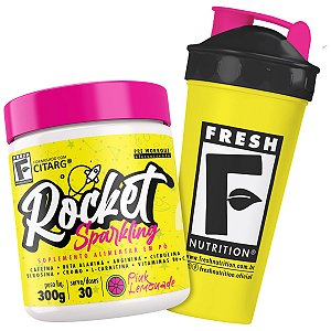 Pré-Treino Rocket Pink Lemonade 300g - Fresh Nutrition
