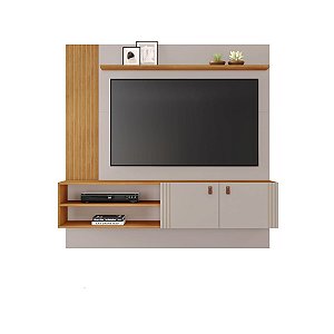 Painel com Suporte para TV até 60 Polegadas Autêntico JCM Cinamomo / Off White - JitMobile - Sua ...