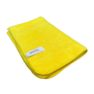 Flanela de Microfibra Dual Loop Amarela 40x60cm 360GSM sem Flanela de Microfibra Dual Loop Amarela 40x60cm 360GSM sem