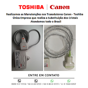 TRANSDUTORES TOSHIBA - TUDO ULTRASSOM BRASIL