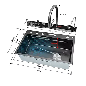 Cuba inox para cozinha modernas com frete grátis | Compre com Pix