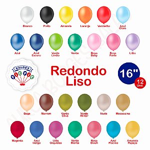 Balão Liso - Aurea Borges Balões