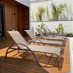 Moveis para Piscina Área Externa Resistente ao Sol e Chuva