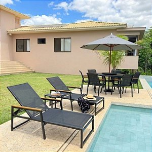 Moveis para Piscina Área Externa Resistente ao Sol e Chuva