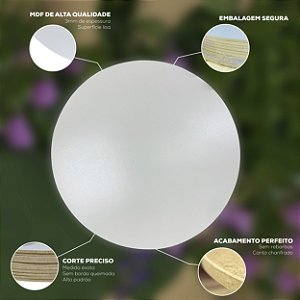 Cake Board Prato de Bolo em MDF Branco Kits Na Sua Medida