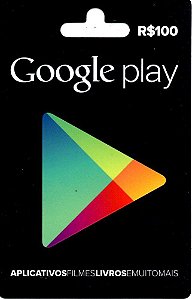 Compre aqui cartão Google Play Gift Card R$15 R$30 R$50 R$100 R$150 R ...