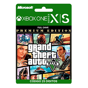 Grand Theft Auto V Gta 5 Xbox One Series X S 25 Digitos Comendador Games Encontre Os Melhores Jogos E Gifts Cards