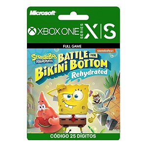 SpongeBob SquarePants Battle for Bikini Bottom Rehydrated Xbox One Series X S 25 Digitos Comendador Games Encontre Os Melhores Jogos E Gifts Cards