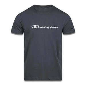 Camiseta Manga Curta Champion Mc Script One Color Off White Camiseta Manga Curta Champion Mc Script One Color Off White