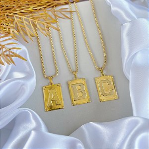 Colares Finos - Colar Com Letra, Colar Com Inicial do Nome