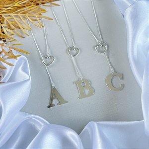 Colares Finos - Colar Com Letra, Colar Com Inicial do Nome