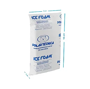 Ice Foam – Gelo espuma reutilizável para transporte térmico