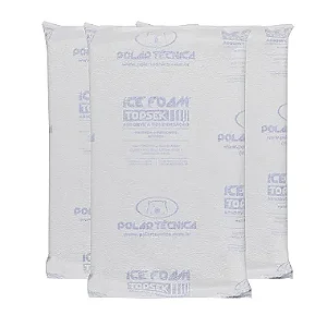 Ice Foam – Gelo espuma reutilizável para transporte térmico