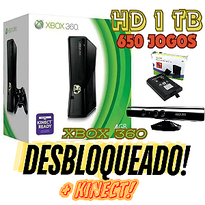 Xbox 360 Desbloqueado com HD 1 TeraByte de 650 jogos - Games Você ...