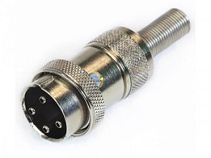CONECTOR 4 PINOS FEMEA CCR4 IN SAG1007 - FUSÃO PEÇAS E MAQUINAS