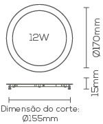 Placas de Led - Lina Materiais Elétricos