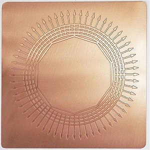 Placa Simbolo Devadatta - Cobre Maciço - Produtos Esotéricos - Dhonella ...