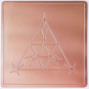 Placa Simbolo Devadatta - Cobre Maciço - Produtos Esotéricos - Dhonella ...