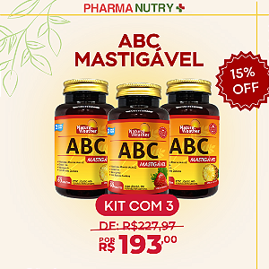 Polivitamínico - Abc Mastigável Com Sabor - Natural Weather - 60 Comp ...