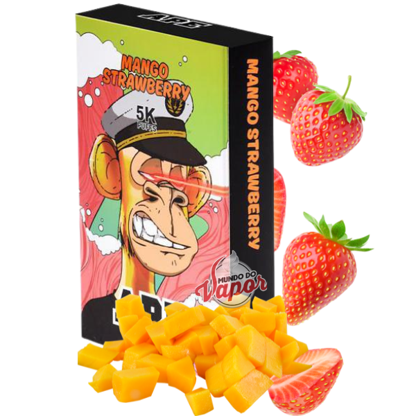 Pod Descartável Mango Strawberry 5000Puffs – APE – Cigarro Eletrônico ...