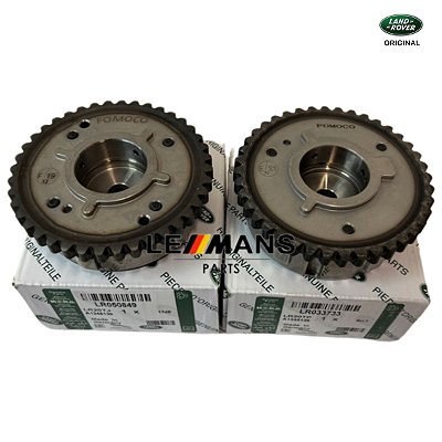 Par de Polias Comando Variável Land Rover Evoque 2.0 LR033733 LR050849 ...