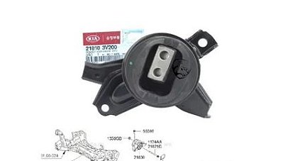 Coxim esquerdo cambio-Hyundai santa fe 3.5 v6 gasolina-21830-2P600 - L7 ...
