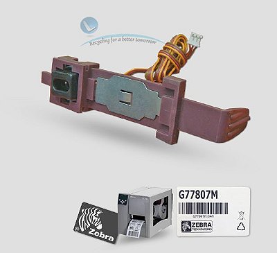 Sensor de Media Transmissivo Zebra S4M, Z4M - Lservice peças e impressoras.