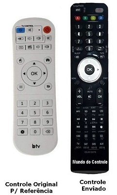 Controles Remoto Compatível com receptor BTV