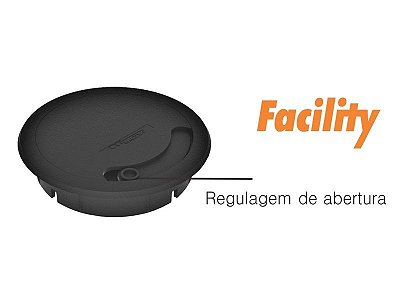 Passa Cabos Para Acabamento Em Mesas