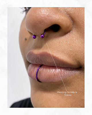 Piercing Labret Lateral e Mais na Alternative Piercing