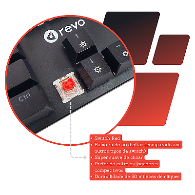 Teclados Gamers Mecânicos e Semi-Mecânicos - Revo Gamer