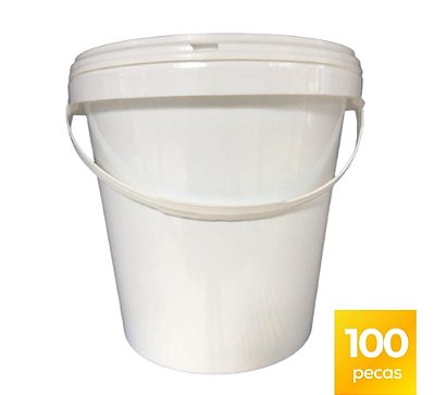 Balde 3.6 Litros para Armazenar Alimento com Tampa Lacre Nastripack