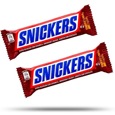 M&MS CHOC SNICKERS 45g - Planeta Bombom