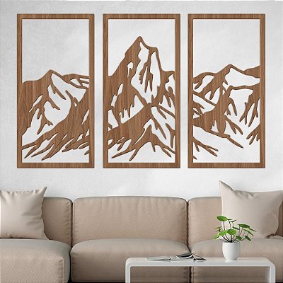 Trio de Painéis - Lumina Decor