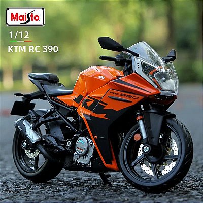 Miniatura KTM RC 8C 2022 Welly 1:18 - Miniaturas de Motos - Deyr Miniaturas