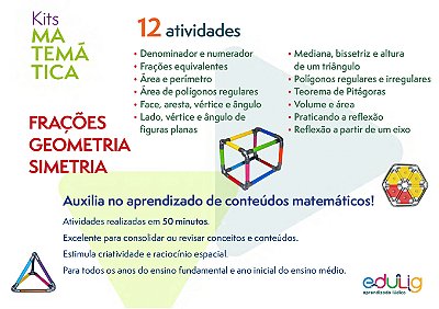 Kits de Educação Matemática Edulig - Únicos no mercado