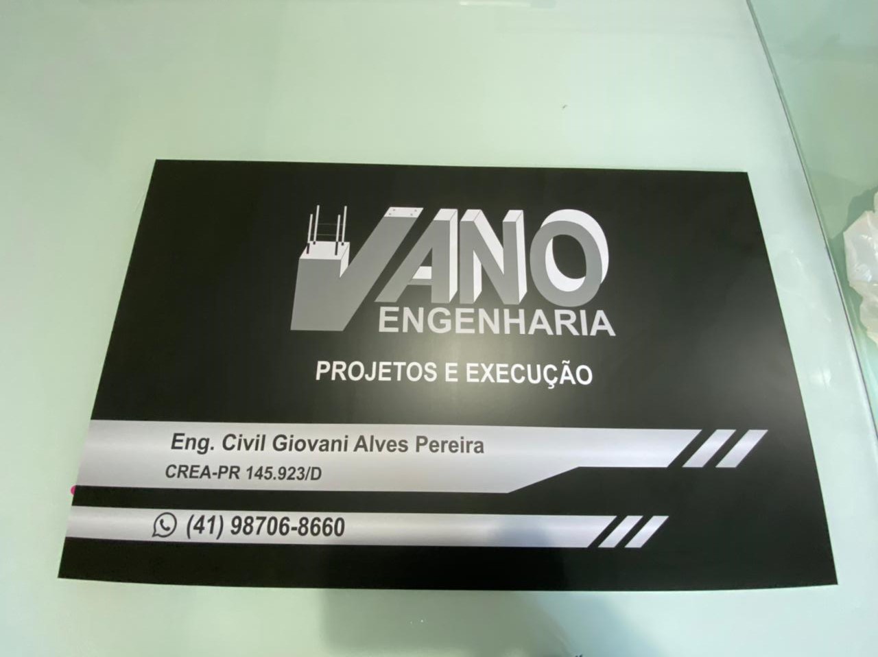 placa de obra - Grafica Curitiba 41 3203-5019