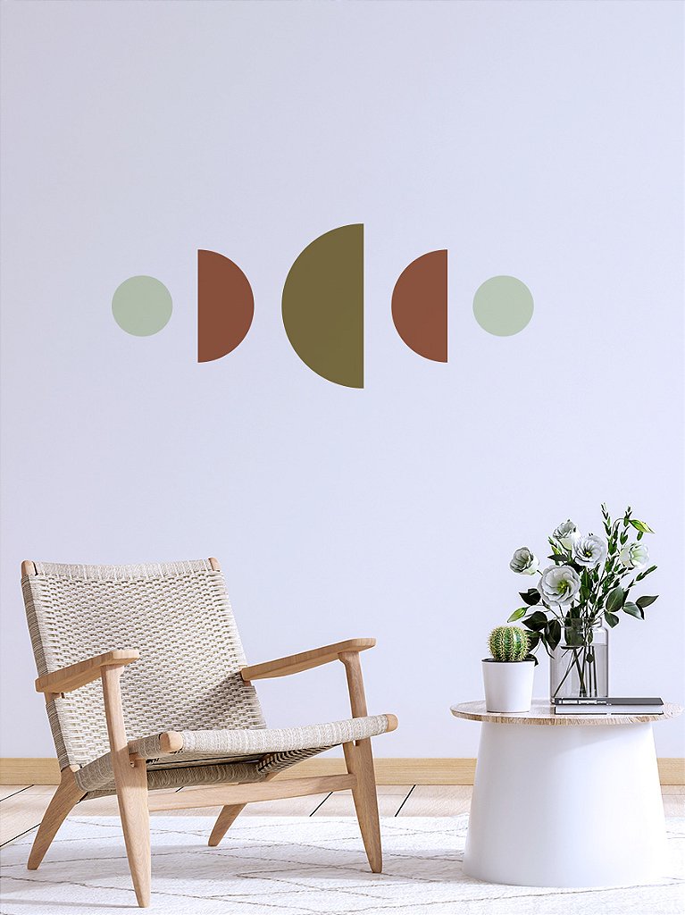 Linha Adesivo Lua Trabalho Kit Cartela Adesivos De Parede Infantil Lua