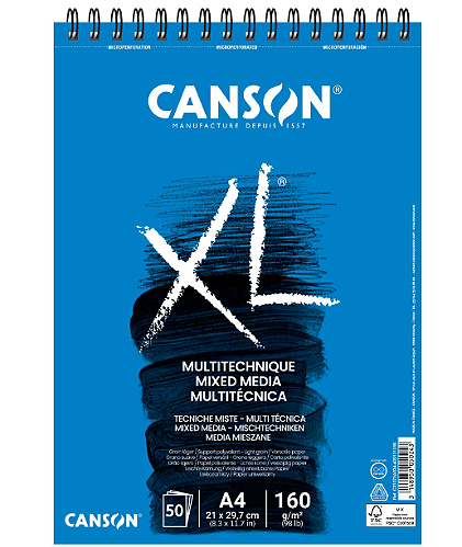Bloco XL Bristol Canson A4 180g m 50 Folhas Casa Elias