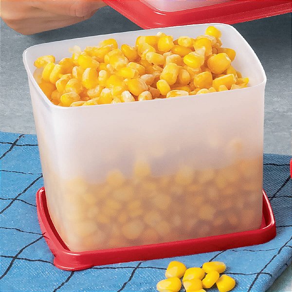 Tupperware Jeitoso 800ml Vermelha Translúcida - Comprar Tupperware ...