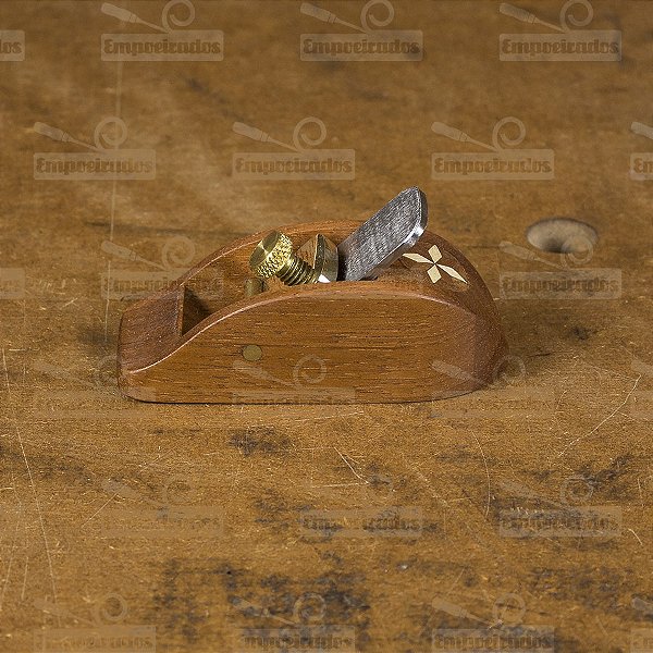 Mini Block Plane Premium em Madeira - Rivertools - Loja Empoeirados