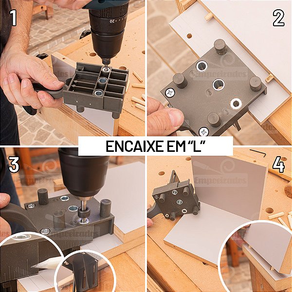 Gabarito de Cavilha Plus 6, 8 e 10mm - Rivertools - Loja Empoeirados