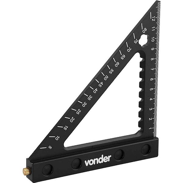 Esquadro Triangular para Carpintaria 120mm – Praticidade e Precisão ...
