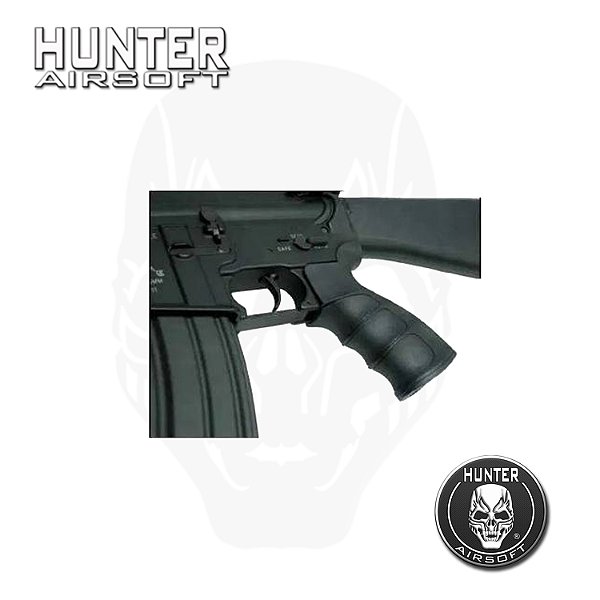 Pistol grip ergonomico M4/M16 preto - Hunter Airsoft - Hunter Airsoft